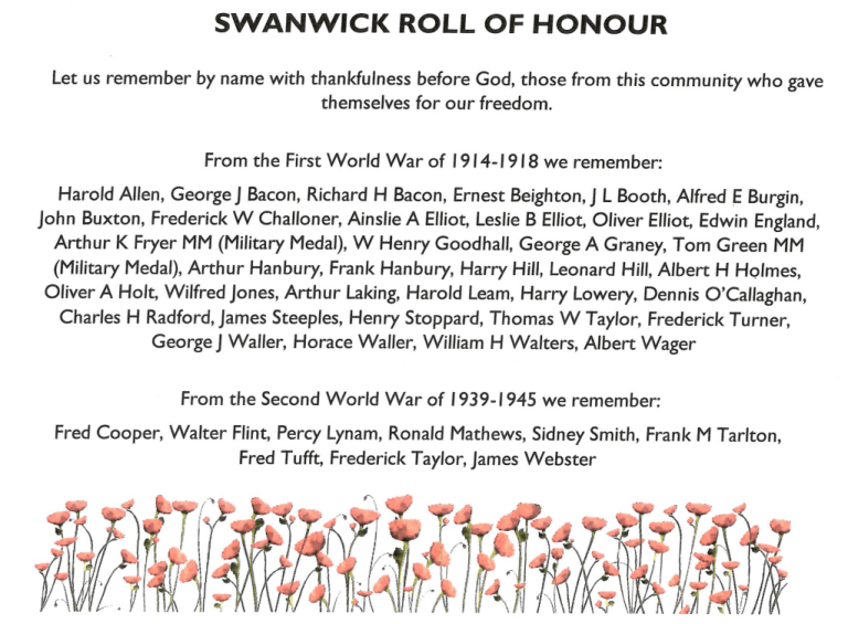 Swanwick and Pentrich Churches – St Andrew and St Matthew